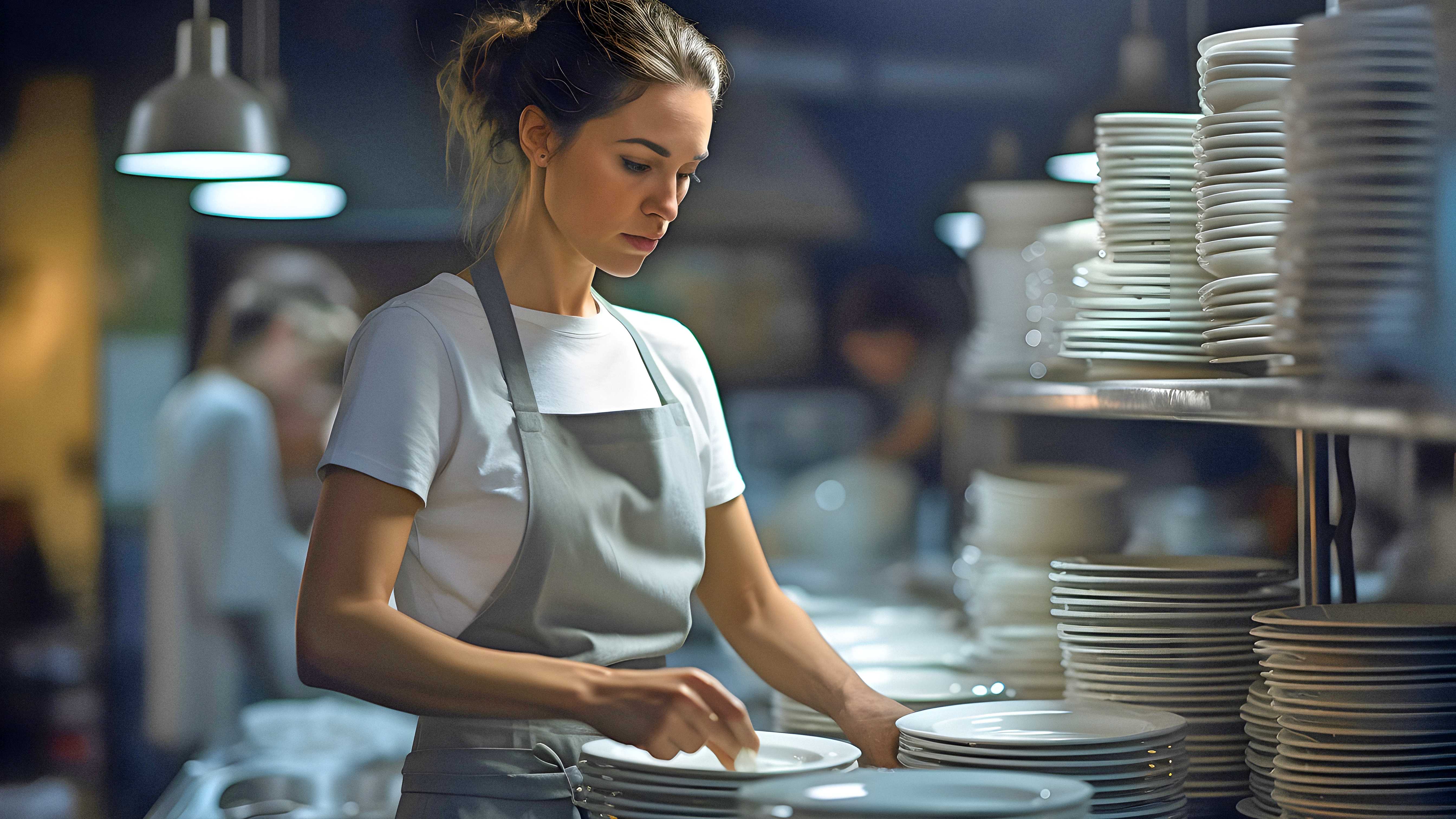 Smart Dishroom Investments Include Scrap Collector System